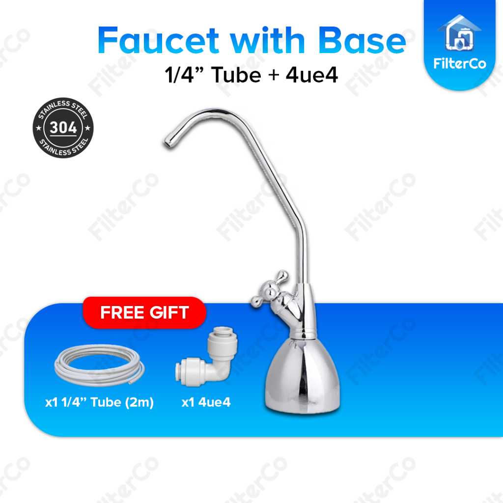 Stainless Steel Portable Faucet with Base For All Water Purifier ...