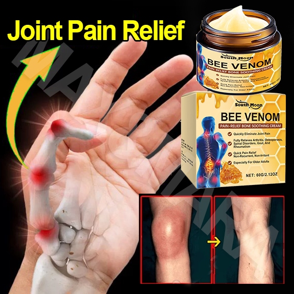 Bee venom joint relief cream 60g Gout ointment Ubat Sakit Lutut Dan ...