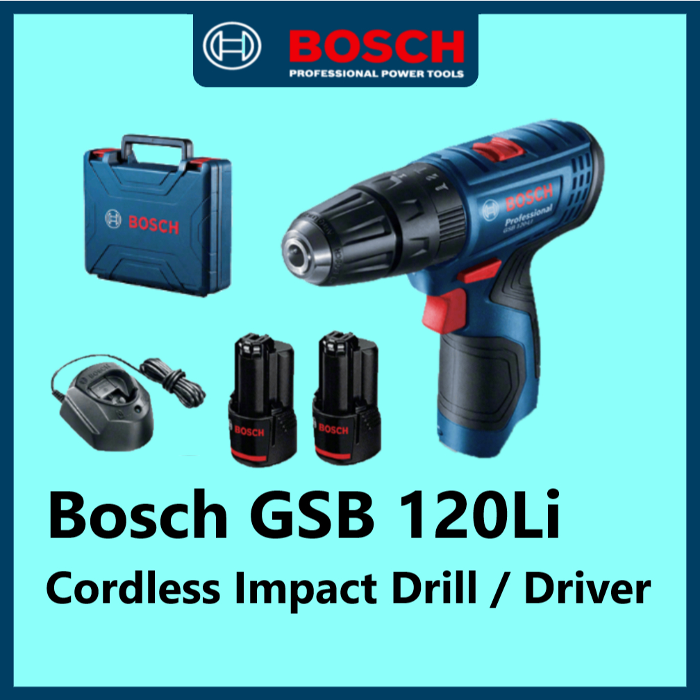 BOSCH Cordless Drill GSB120-LI GSB 120-LI(Gen 2) Cordless Impact Driver ...