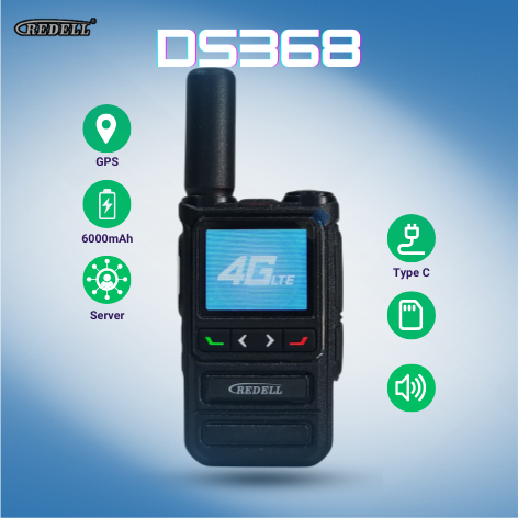 REDELL DS-368 4G LTE NETWORK WALKIE TALKIE FREE SERVER TAHUN PERTAMA ...