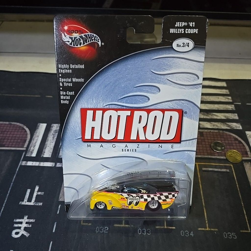 Hot Wheels Hot Rod Jeep 41 Willys Coupe Mooneyes | Shopee Malaysia