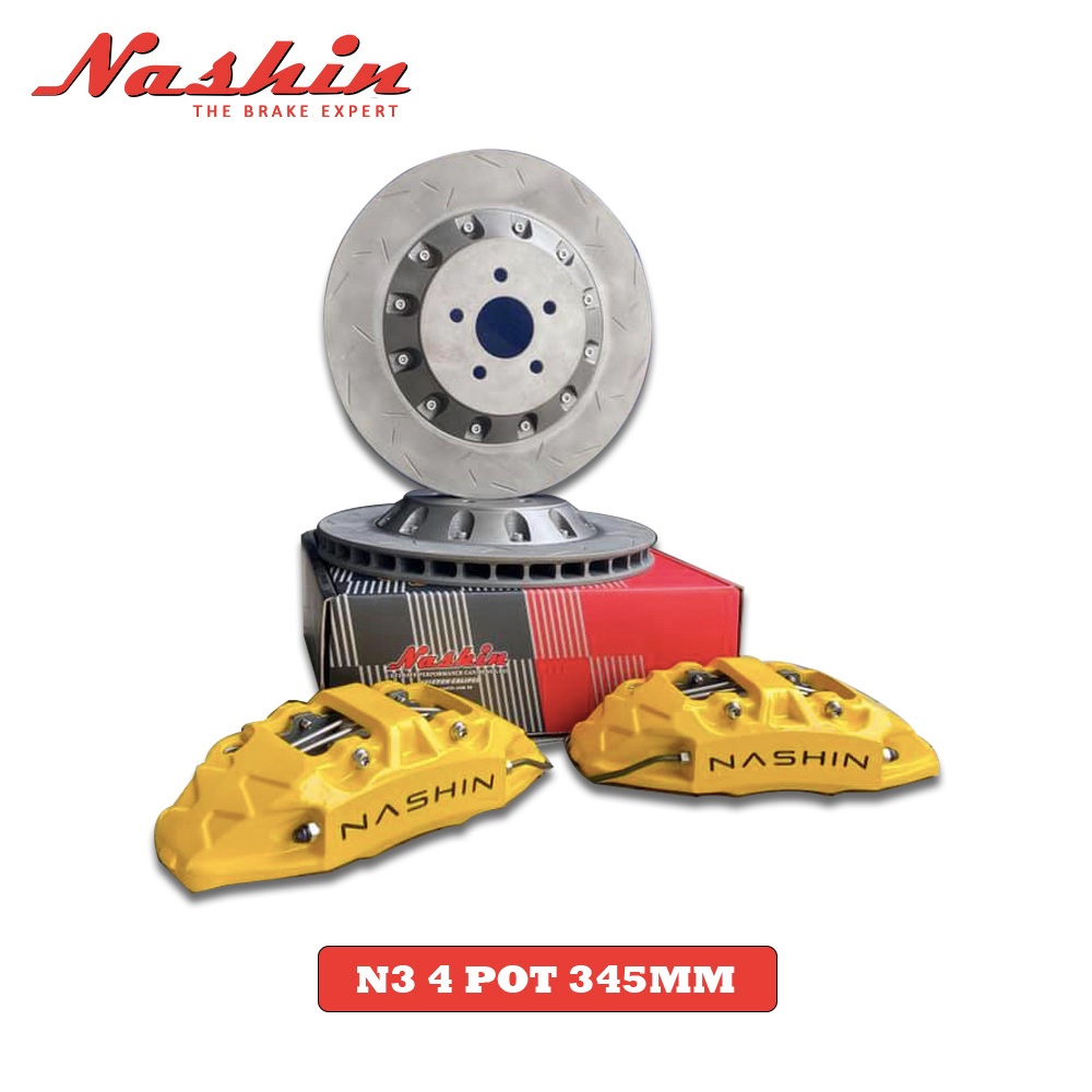 Toyota Vios AC100 2023+ - Nashin N3 Big 4 Pot Big Brake Kit (330mm ...