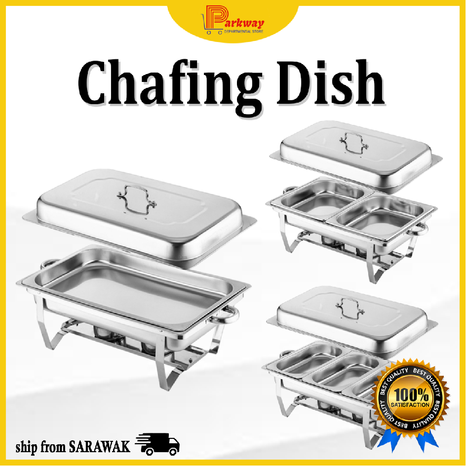 [EAST MSIA]Stainless Steel Chafing Dish/ Food Warmer Serving Tray ...