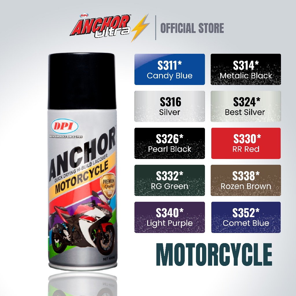 DPI Anchor Motorcycles Suzuki Warna Suzuki Aerosol Spray Paint 400ml ...