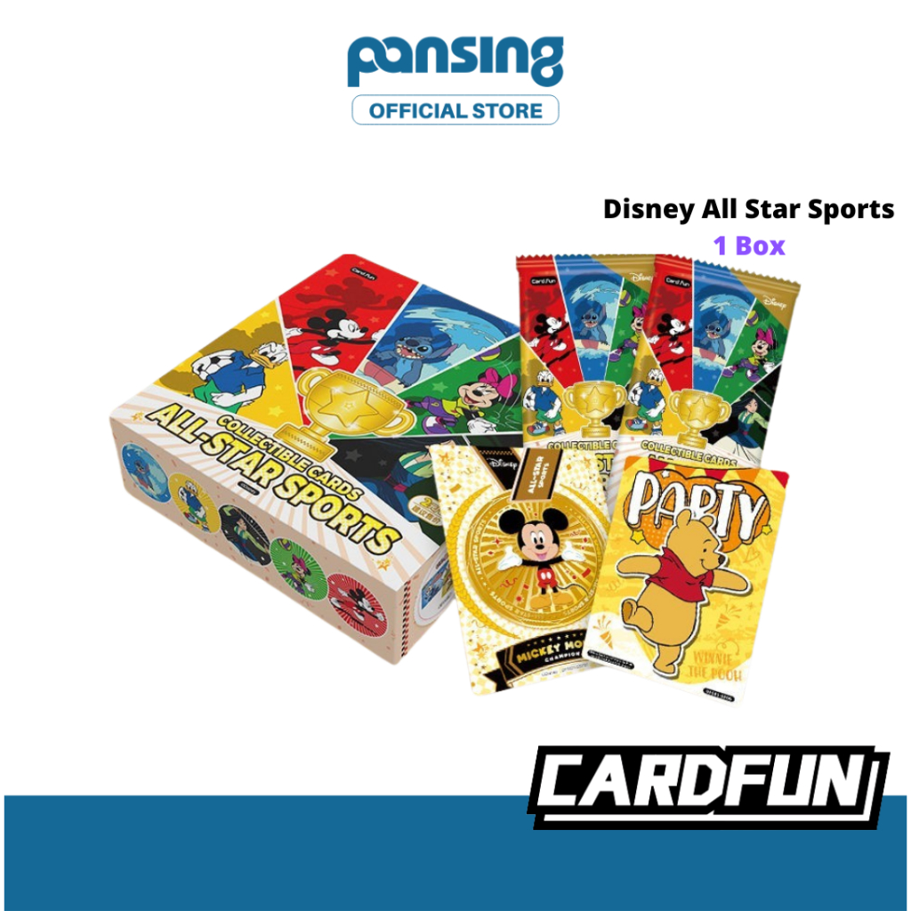 CARDFUN Disney All-Star Sports Blind Box Set Cards (20 Packs/Box ...
