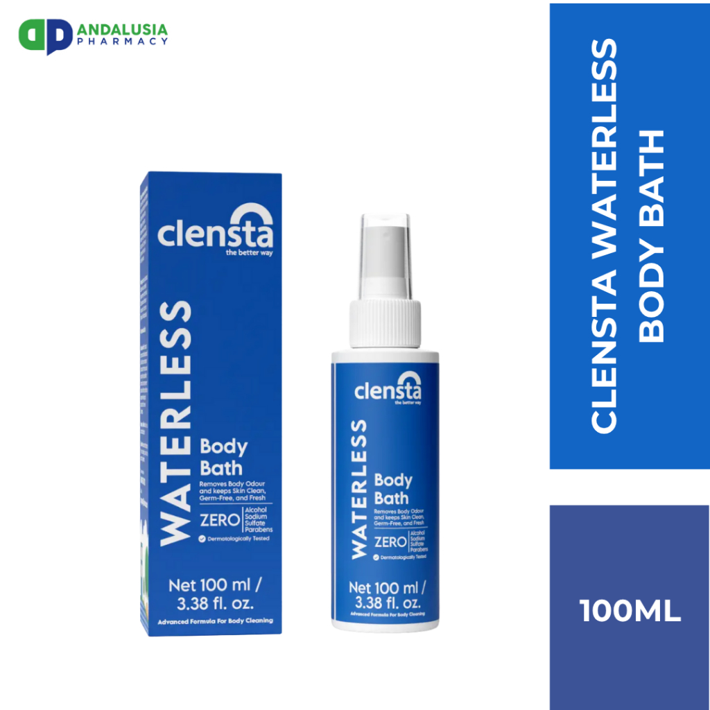 CLENSTA WATERLESS ( BODY BATH ) 100ML | Shopee Malaysia