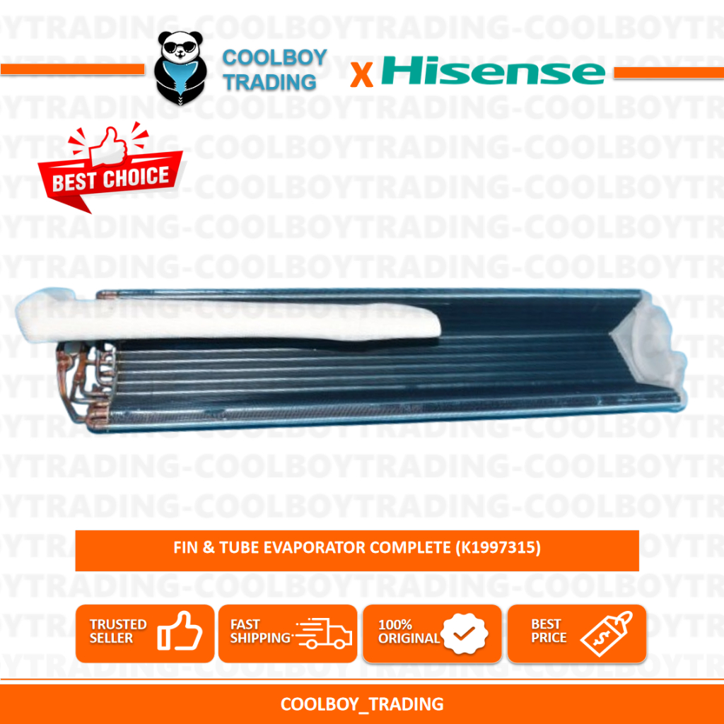 HISENSE FIN & TUBE EVAPORATOR COMPLETE (K1997315) | Shopee Malaysia