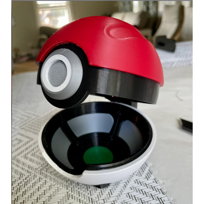 【3D Printing】《 Pokemon Ball container 》Collection ～ 3D STL File for PLA ...