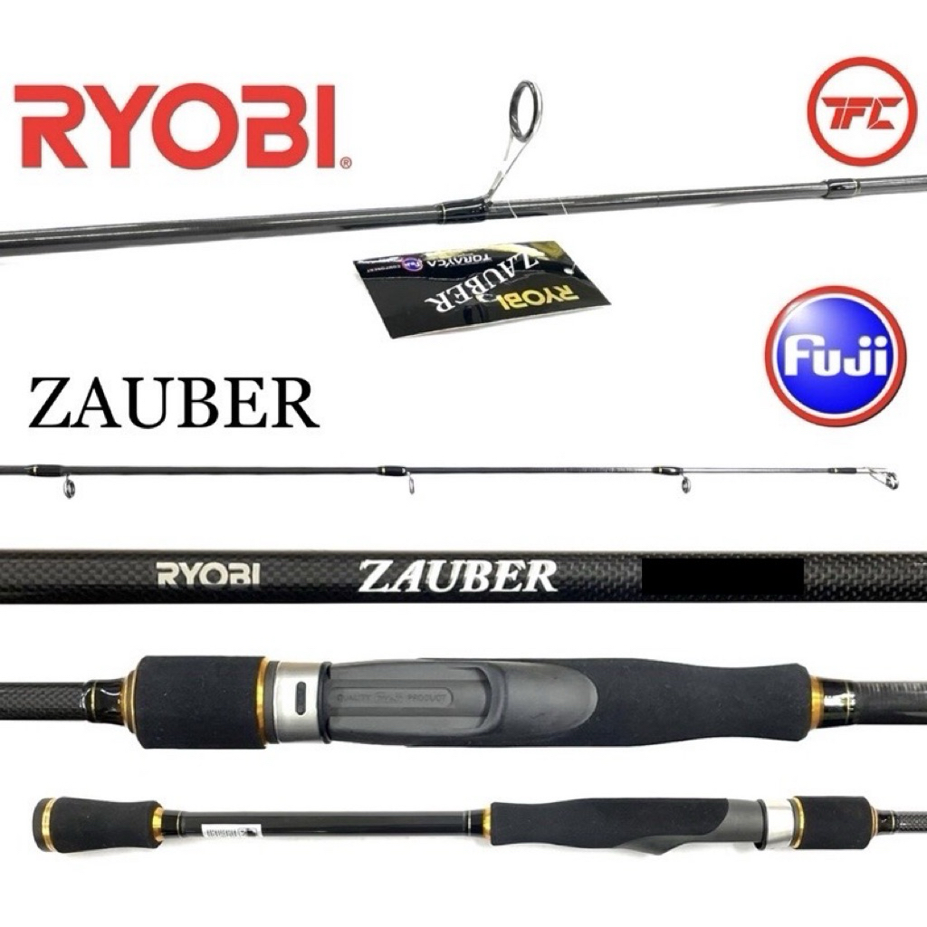 RYOBI Zauber Spinning Fishing Rod Carbon Fuji | Shopee Malaysia