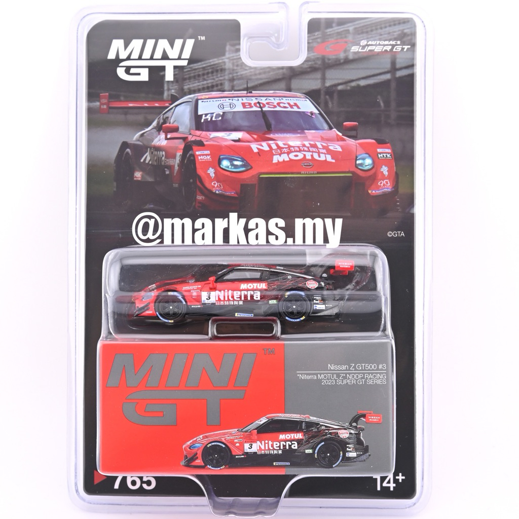 (BLISTER) MINI GT 1/64 #765 NISSAN Z GT500 #3 NITERRA MOTUL Z NDDP ...