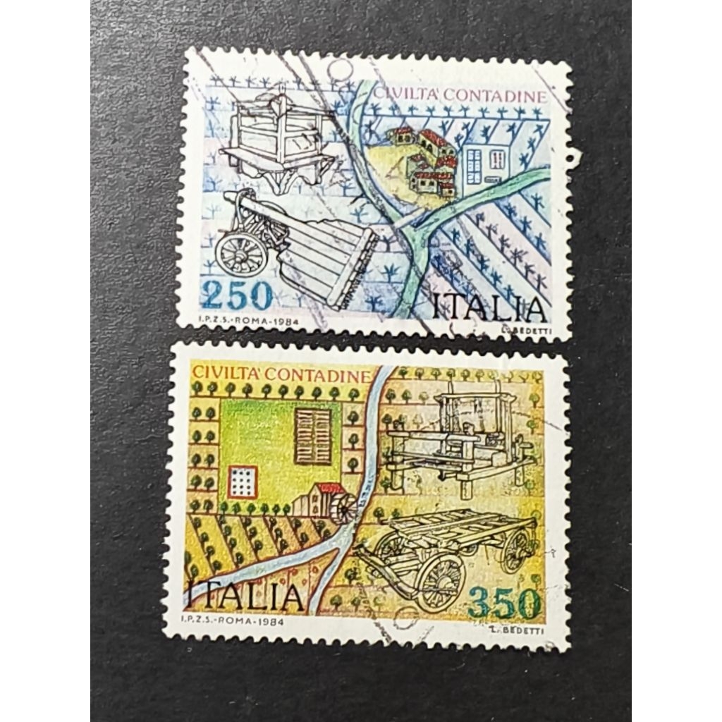 G10 Italy 1984 Agraric Culture stamps complete set of 2v used | Shopee ...