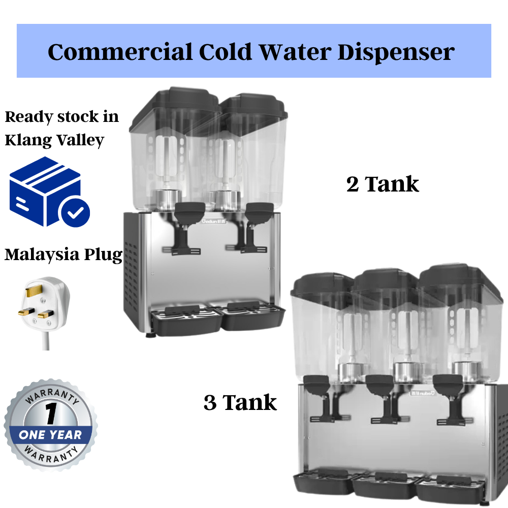 Commercial Cold Beverage Water Dispenser 36L/54L | Double/Triple Tank ...