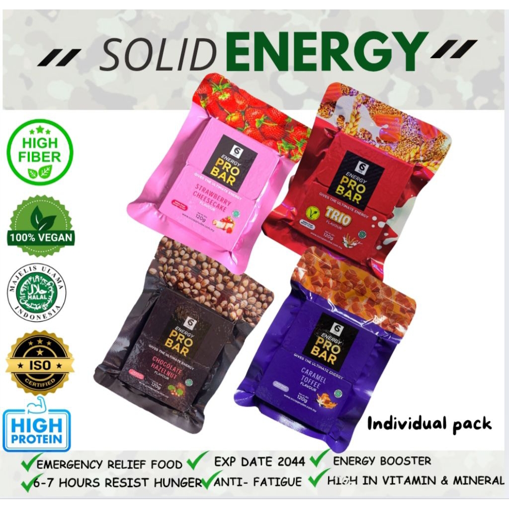 ENERGY PROBAR EMERGENCY RELIEF FOOD INDIVIDUAL PACK.1 PACK EMERGENCY ...