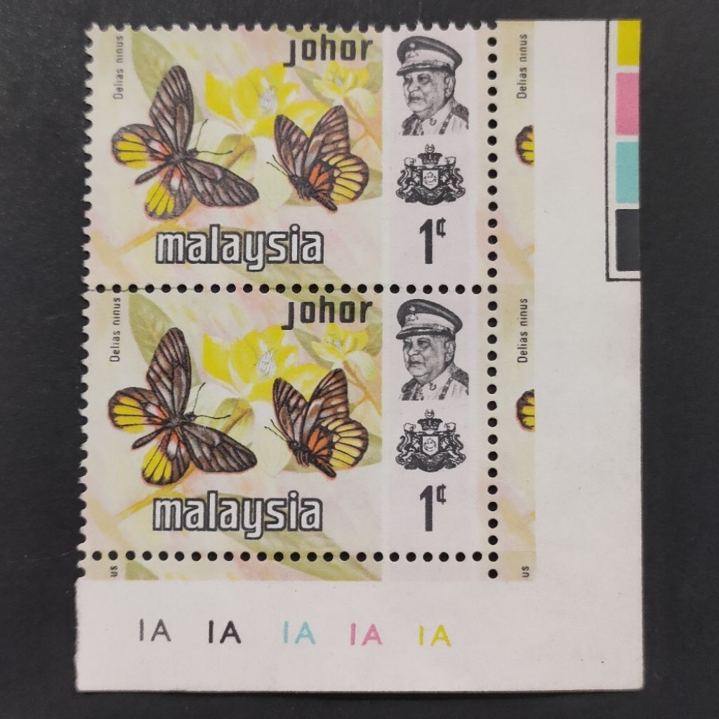Special Price-1977-1978 Stamp Johore & Sabah-Vertical Pair-Mint Stamp ...