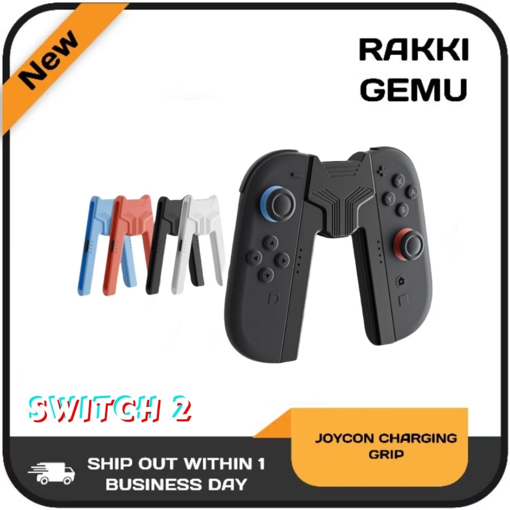Nintendo Switch 2 Joy-Con Charging Grip NS left and right handle ns Accessories | Shopee Malaysia