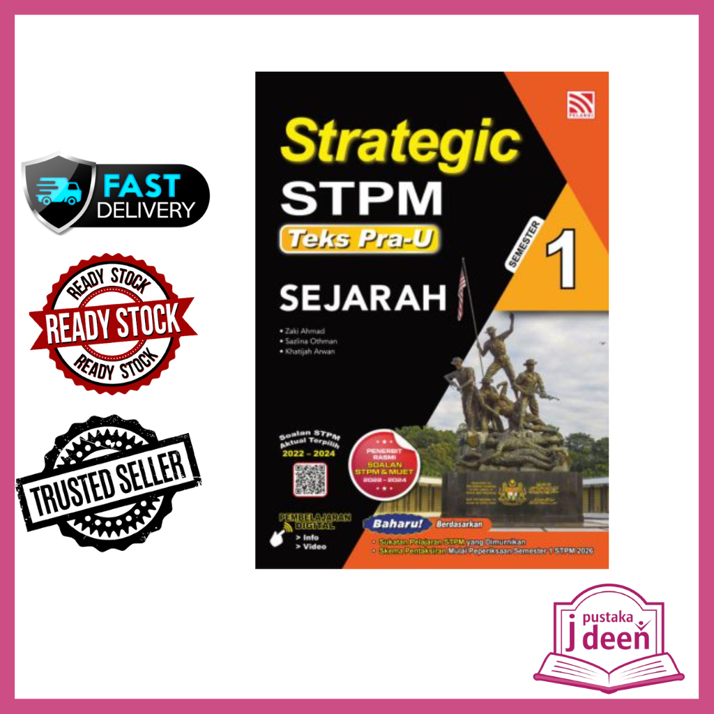 JDEEN BUKU RUJUKAN STPM SEJARAH - STRATEGI STPM TEKS PRA-U SEM 1 ...
