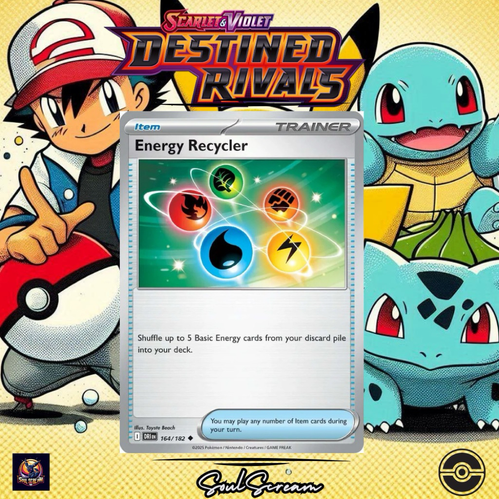 Pokemon TCG Energy Recycler Destined Rivals | Shopee Malaysia