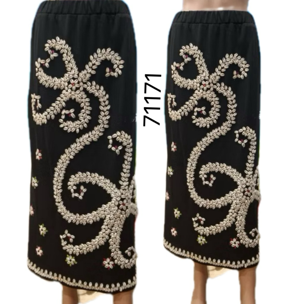SKIRT BURIK ORIGINAL DENGAN SKIRT MATERIAL SCUBA STRETCHABLE | Shopee ...