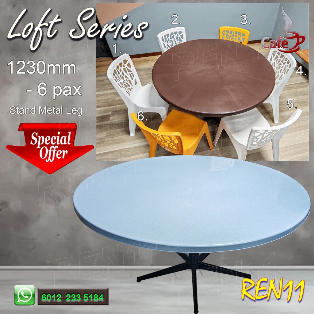3V ROUND Plastic Table Stand Base - Grad A Original with Logo - Klang ...
