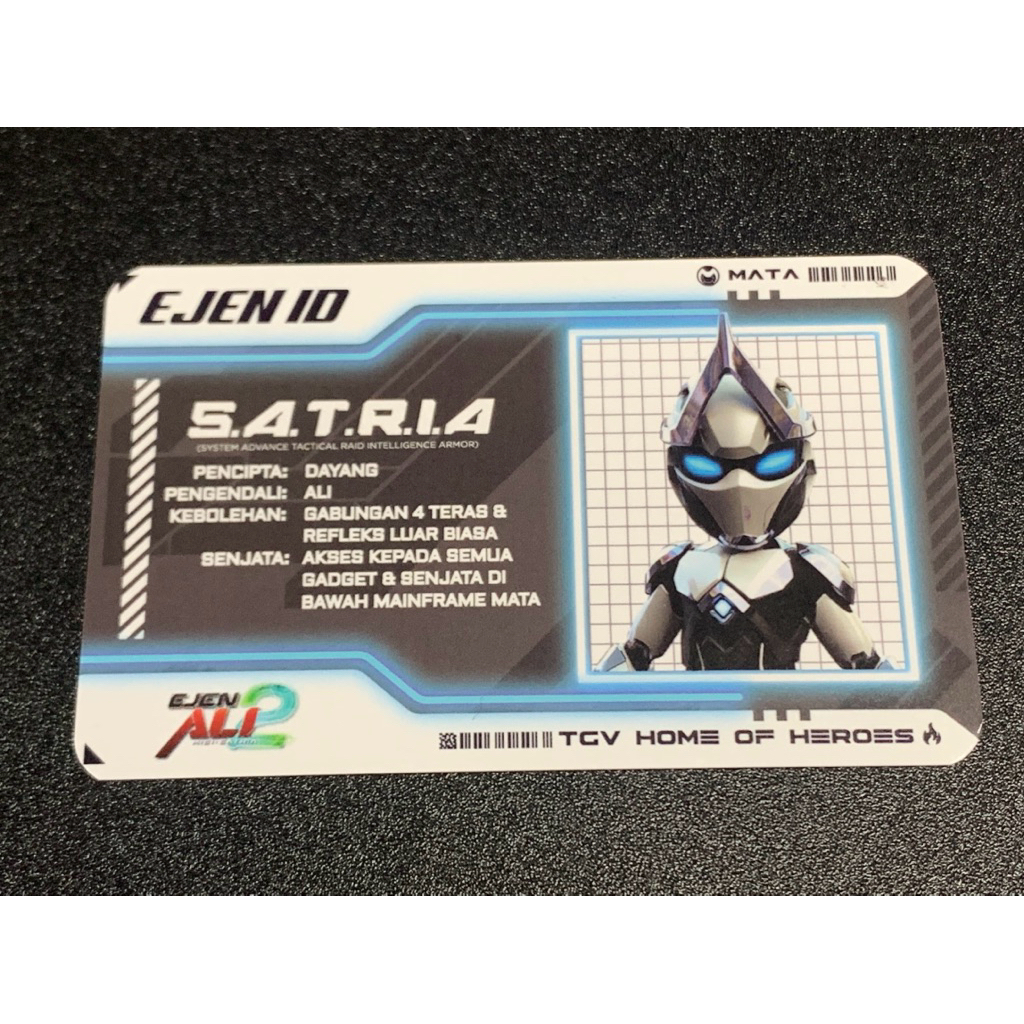 Ejen Ali Movie TGV SATRiA ID Card Limited Edition | Shopee Malaysia
