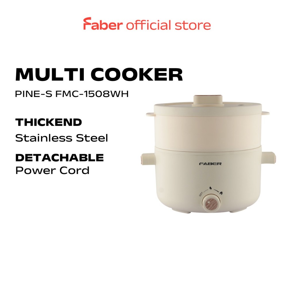 Faber Multi Cooker Pine-S FMC-1508WH | Shopee Malaysia