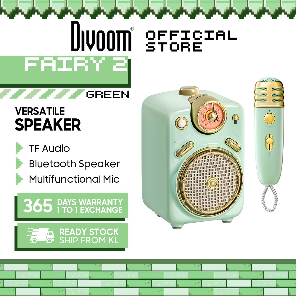 Divoom Fairy OK Versatile Bluetooth 20Core 10W Speaker Microphone ...