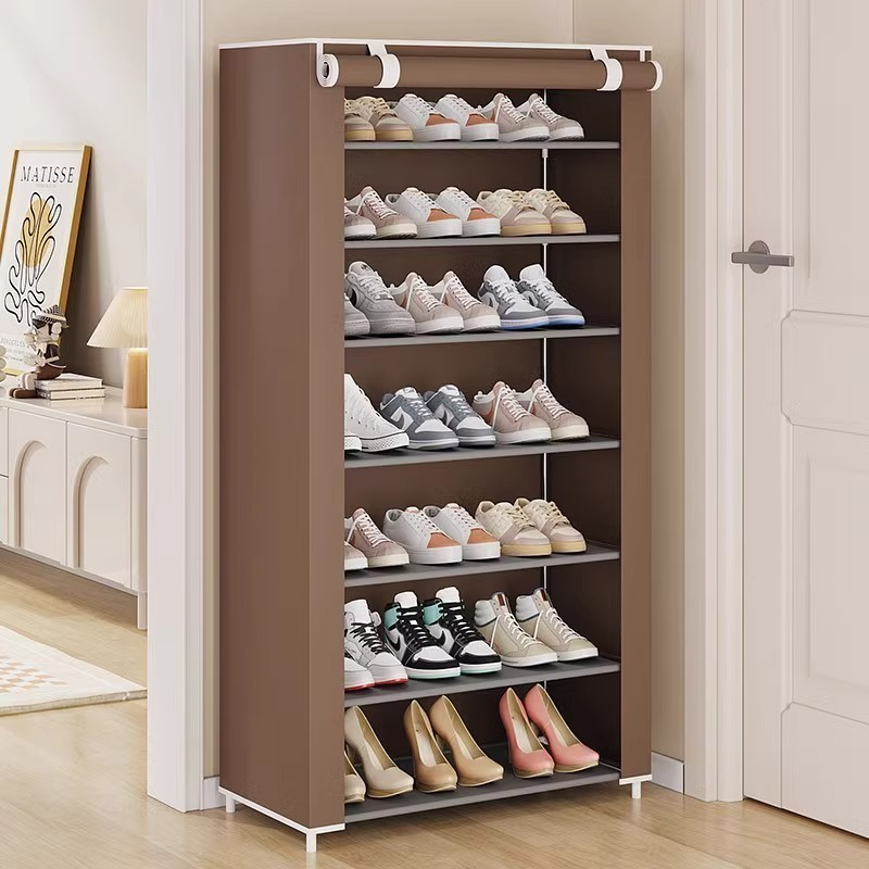 Shoe Rack Wardrobe Shoes Shelf Home Front Shoe Cabinet Multi Layer Shoe ...