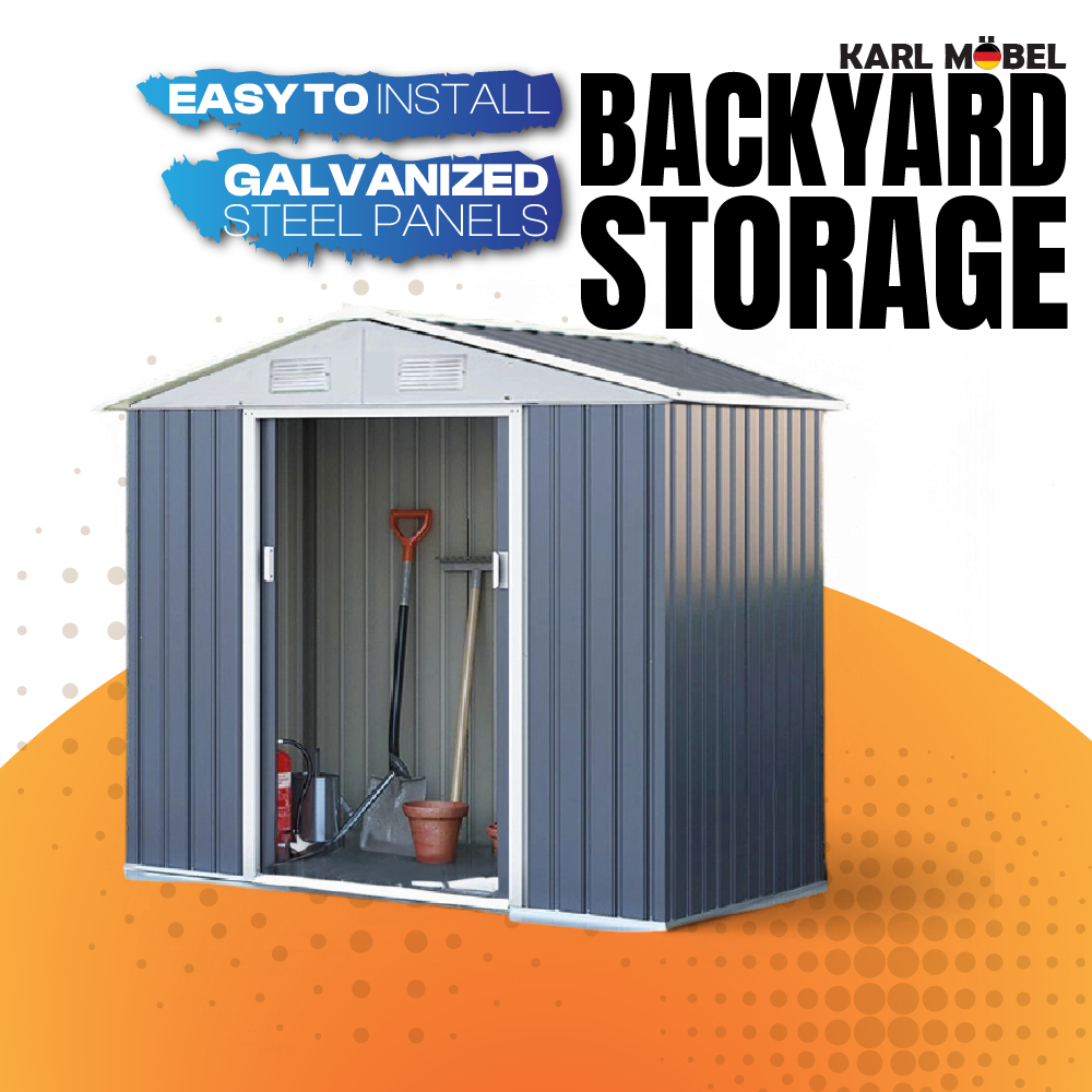 Backyard Storage Outdoor Metal Shed Garden Storage large setor laman ...