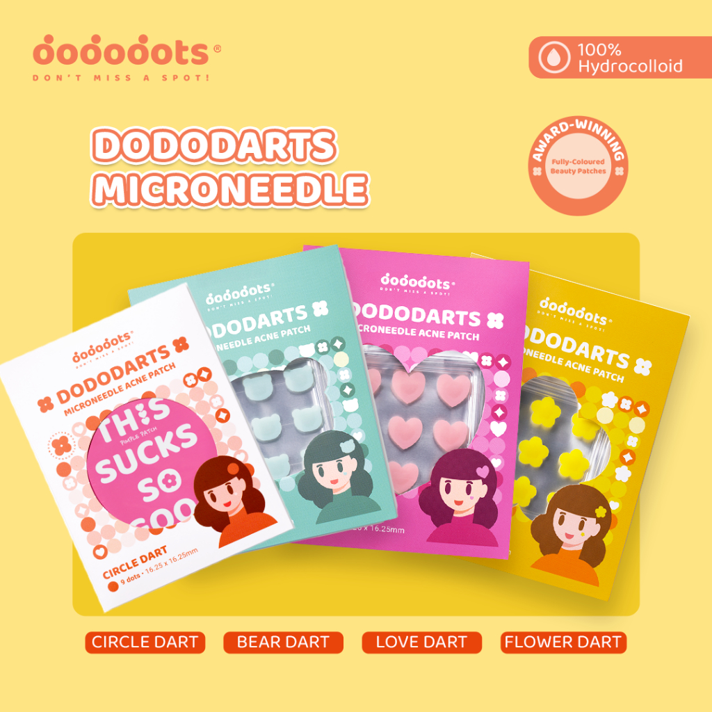 Dododots | Dododarts | Microneedle Pimple Acne Patch | Bear / Love ...