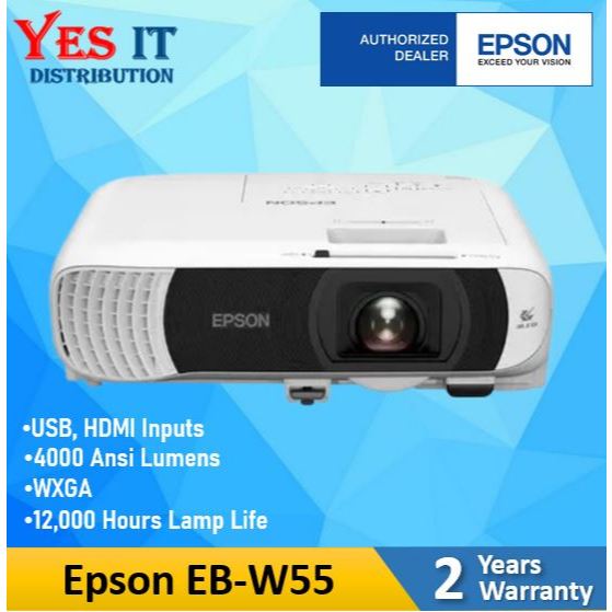 Epson EB-E12 / EB-E24 / EB-W55 / EB-X52 / EB-FH54 / CO-FH01 / EB-1785W Business Home Smart ...