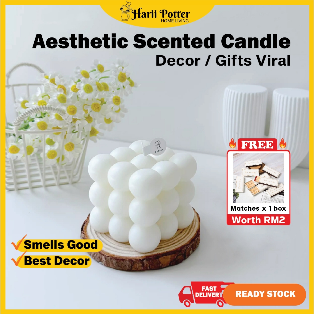 Scented Candle Lilin Wangi Aromaterapi Candles Decor Aromatheraphy ...