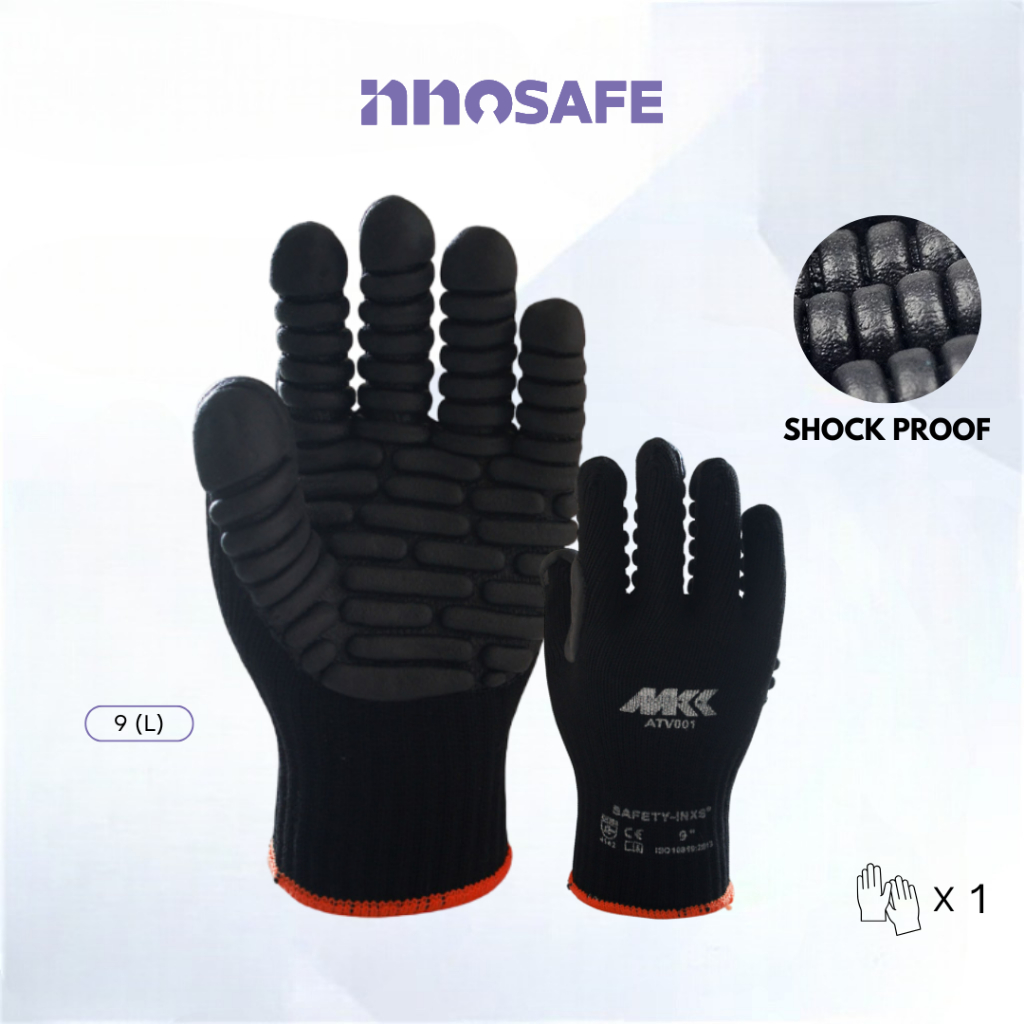 Anti-vibration protection gloves, strong seismic protection (1 Pair ...