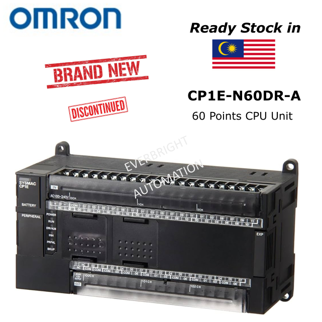 Omron CP1E-N60DR-A CPU Unit | Shopee Malaysia