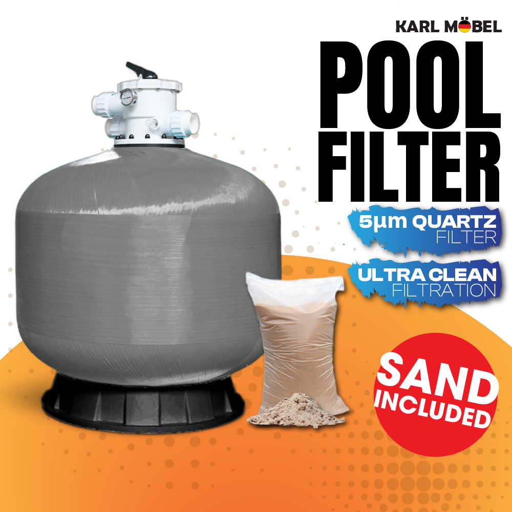 Sand filter Penapis air Kolam Renang Swimming pool filter besar Crystal ...