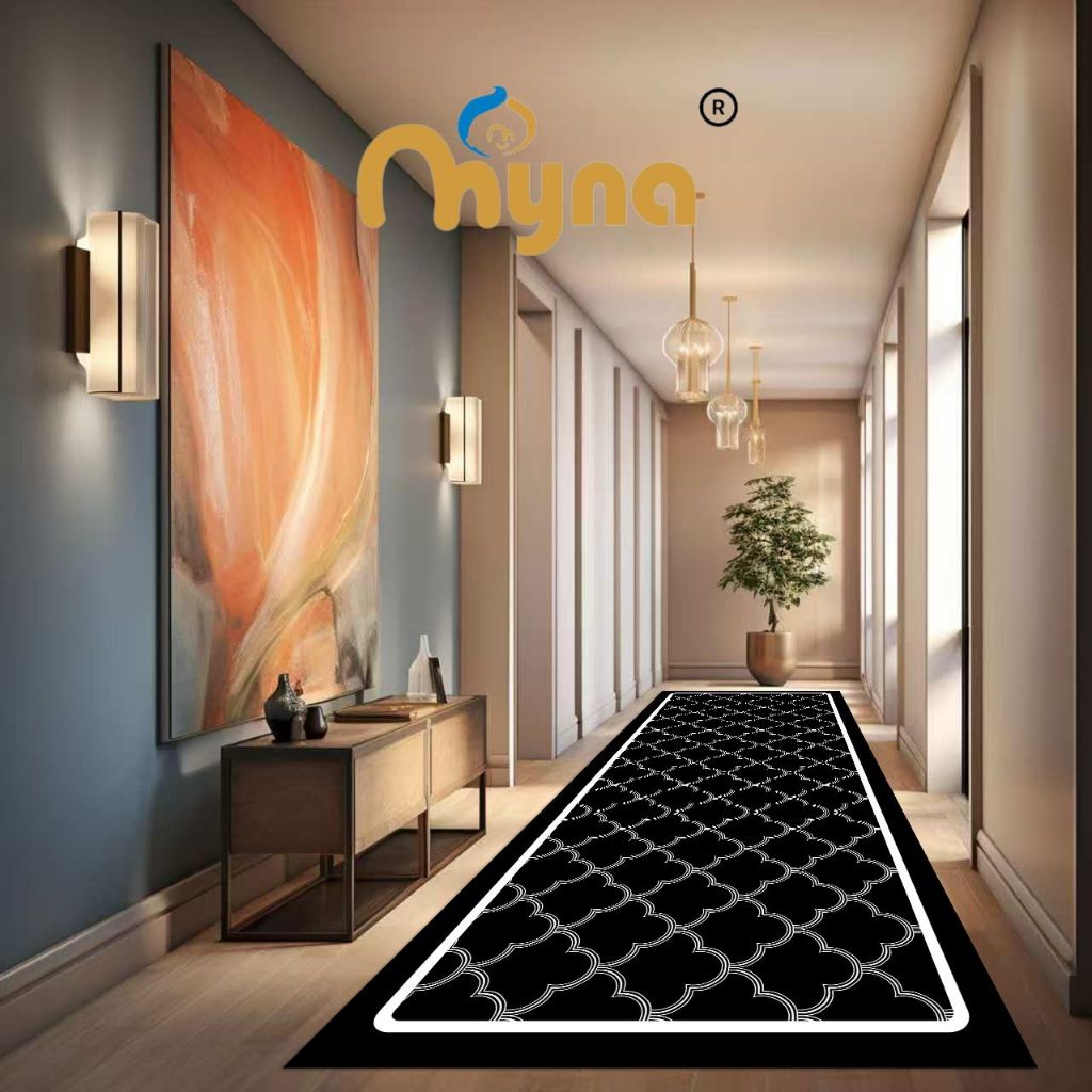 Myna | Karpet Runner Panjang Corak Geometri | Carpet Runner Geometric ...