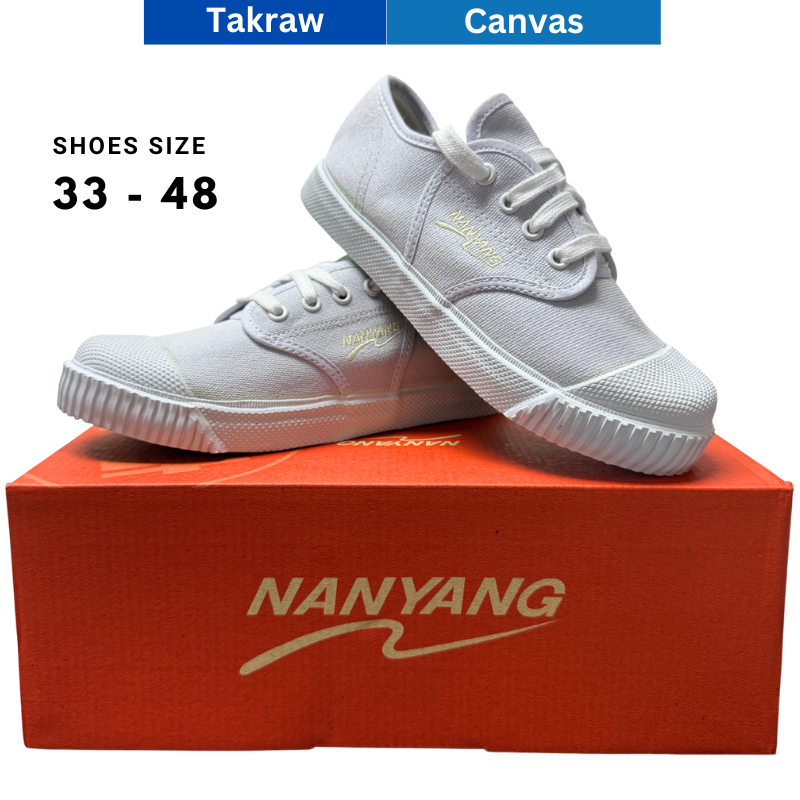 (Size 33-48) NANYANG Original Kasut Takraw Bola Sepak Kasut Sekolah ...