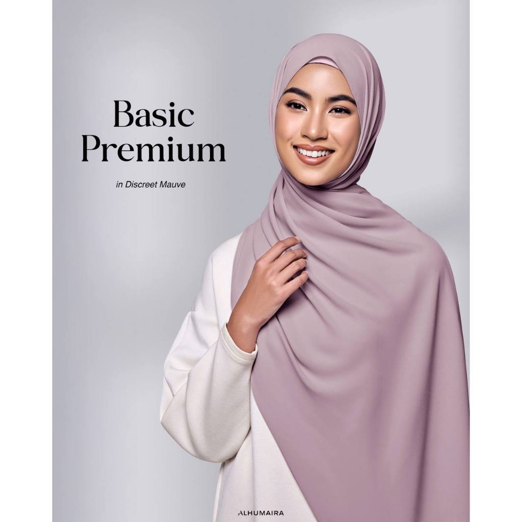 (NEW!!) ALHUMAIRA Basic Premium Korean Chiffon Shawl | Shopee Malaysia
