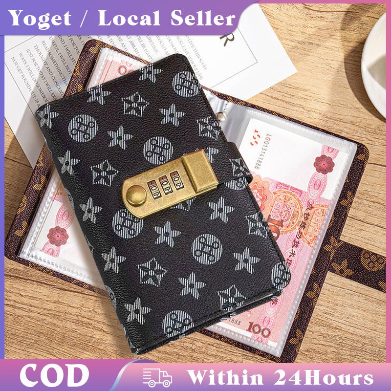 Password Lock Cash Deposit Book / Binder Money Saving Book / Save Money ...