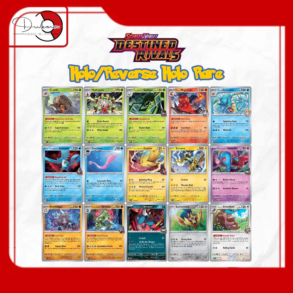 Holo | Reverse Holo Rare Singles - [Pokemon TCG : Scarlet & Violet ...
