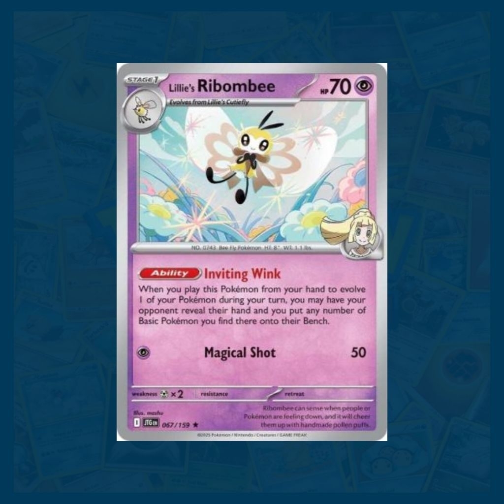Lillie's Ribombee (067/159) Rare | Journey Together | Pokemon TCG Card ...