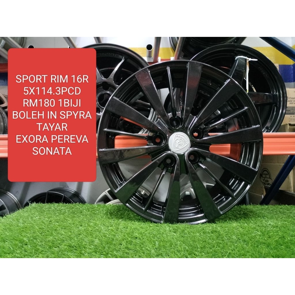 USED SPORT RIM 16 INCH RM180 1 PC RIM PREVE K3 SONATA EXORA Elantra ...