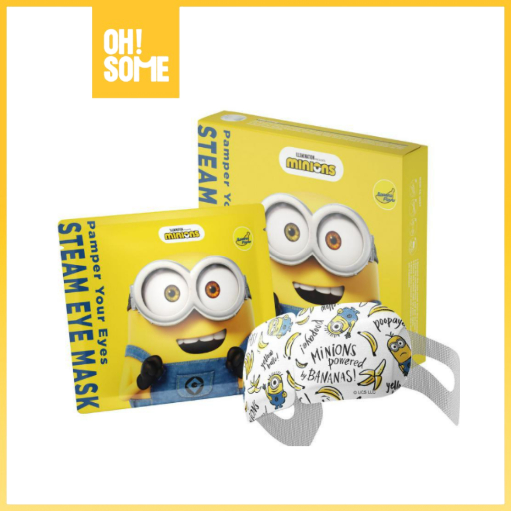 OHSOME - Poria Minion Steam Eye Mask (5 Pcs)/ Fruit Flavor Eye Cover ...