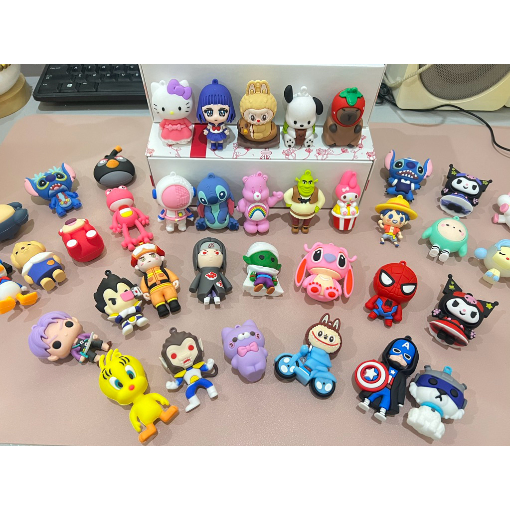 {Ready Stock}cute mini cartoon collection toy for kids, give randomly ...