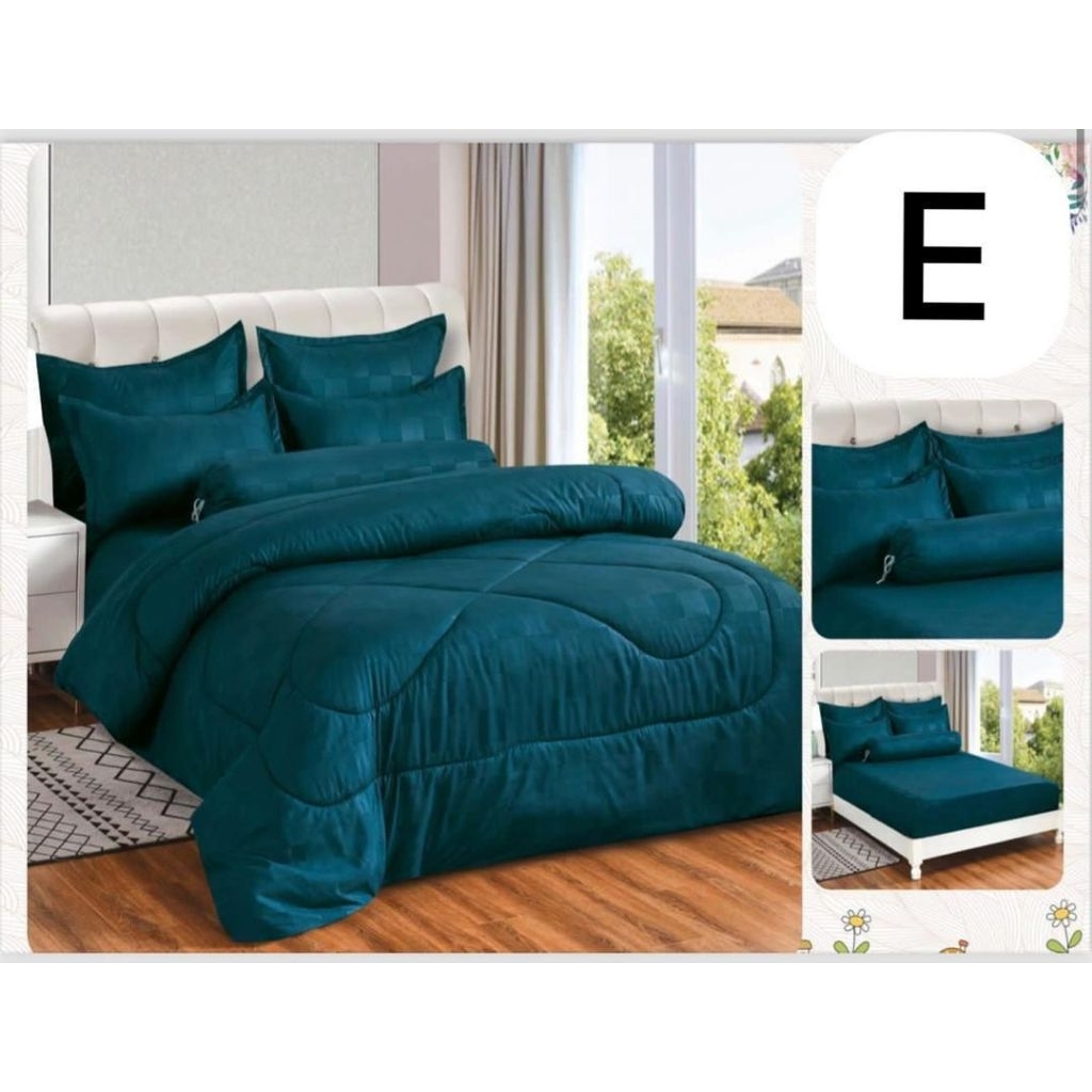 Cadar hotel 7in1 comforter plan toto size Queen soft and high quality ...