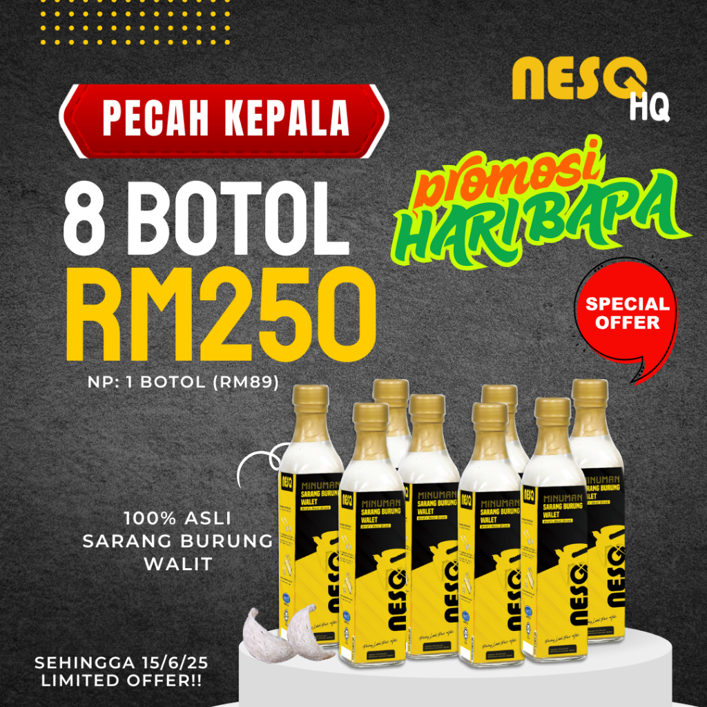 NESQ 8 BOTOL- Pati Sarang Burung Walit (edisi 250ml) | Shopee Malaysia