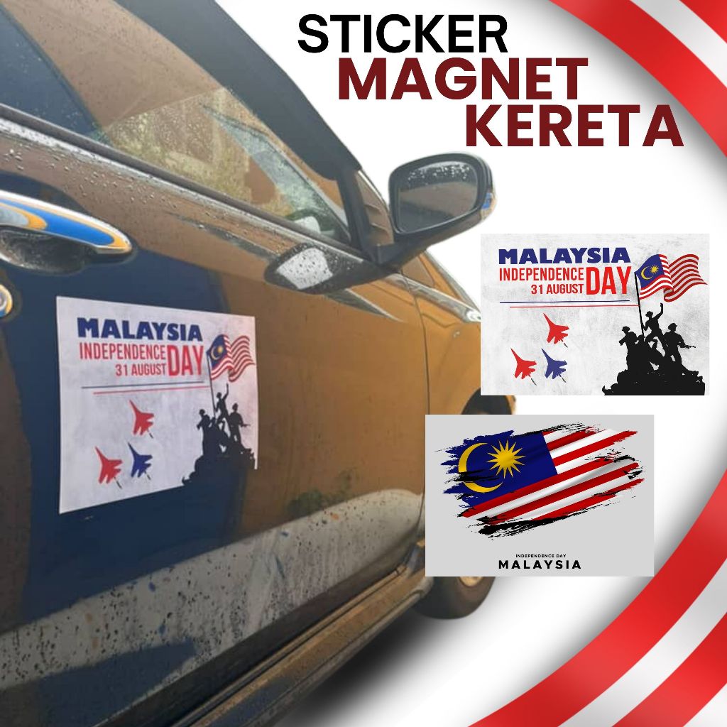 Magnet kereta Bendera Malaysia Sticker | Shopee Malaysia