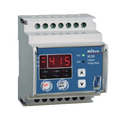 MIKRO MU250-415 VOLTAGE RELAY (3-Phase Monitoring) | Shopee Malaysia