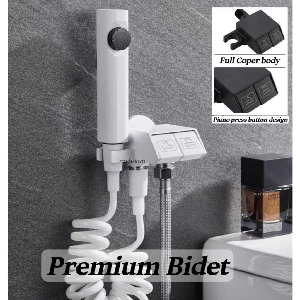 White Copper Bidet Set/Bidets Spray Gun Set Toilet Valve/SPRAY GUN ...