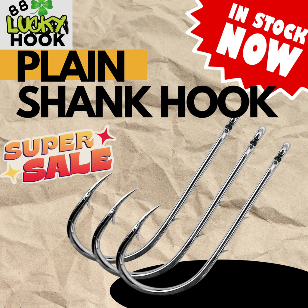 10PCS PACK Plain Shank Hook Carbon Steel Eagle Beak tide Fishing hook ...