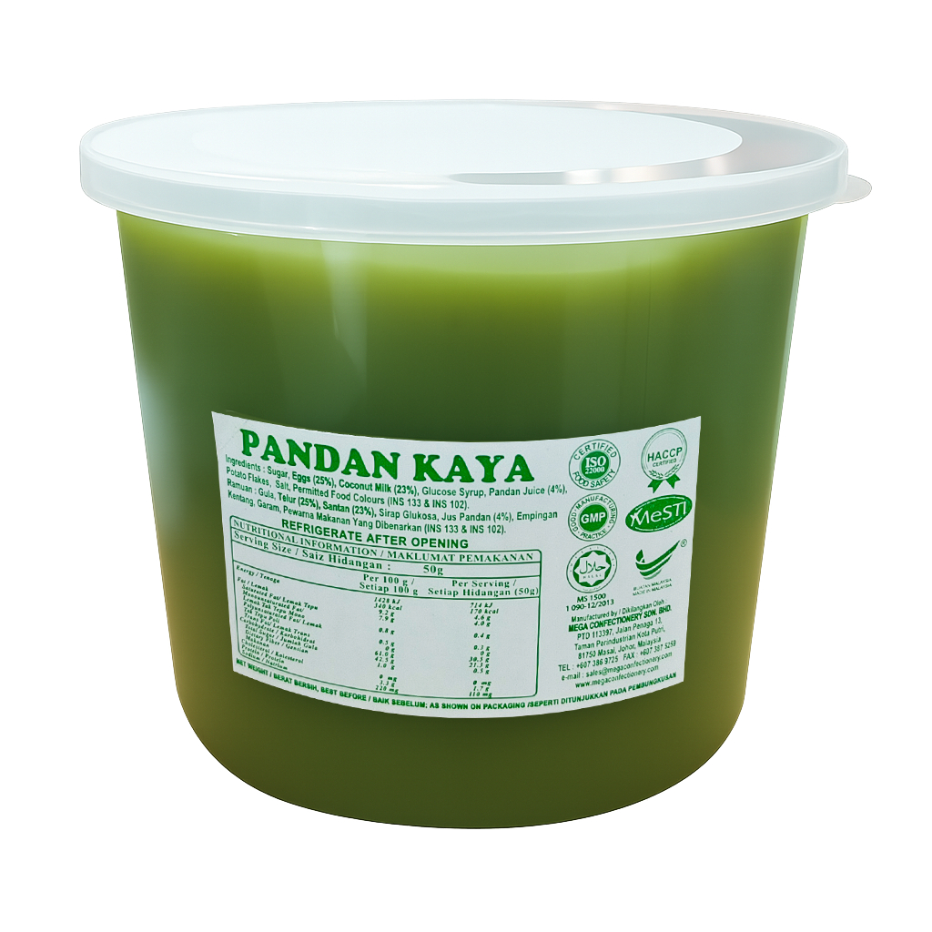 Pandan Kaya 2kg Jam Untuk Waffle Atau Roti | Shopee Malaysia